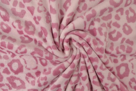 Coral fleece print 191-02